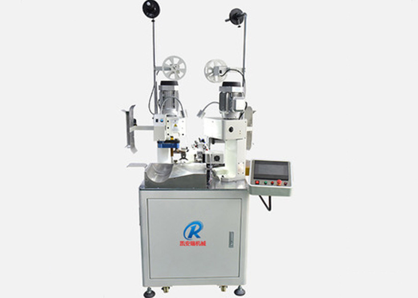 The manufacturer supplies automatic double head cable terminal machine ...