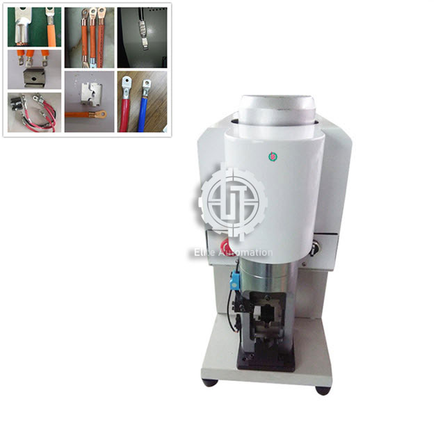 Hydraulic Fully Automatic Rj45 Crimping Machine , 1-300mm2 Cutting And ...